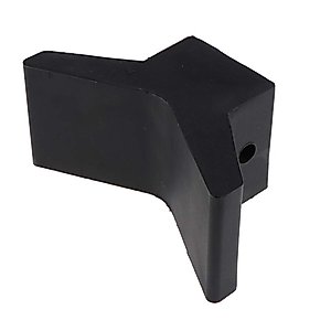 Baosity Boat Trailer Engineering Bow 7inch with 14mm Hole Black Rubber