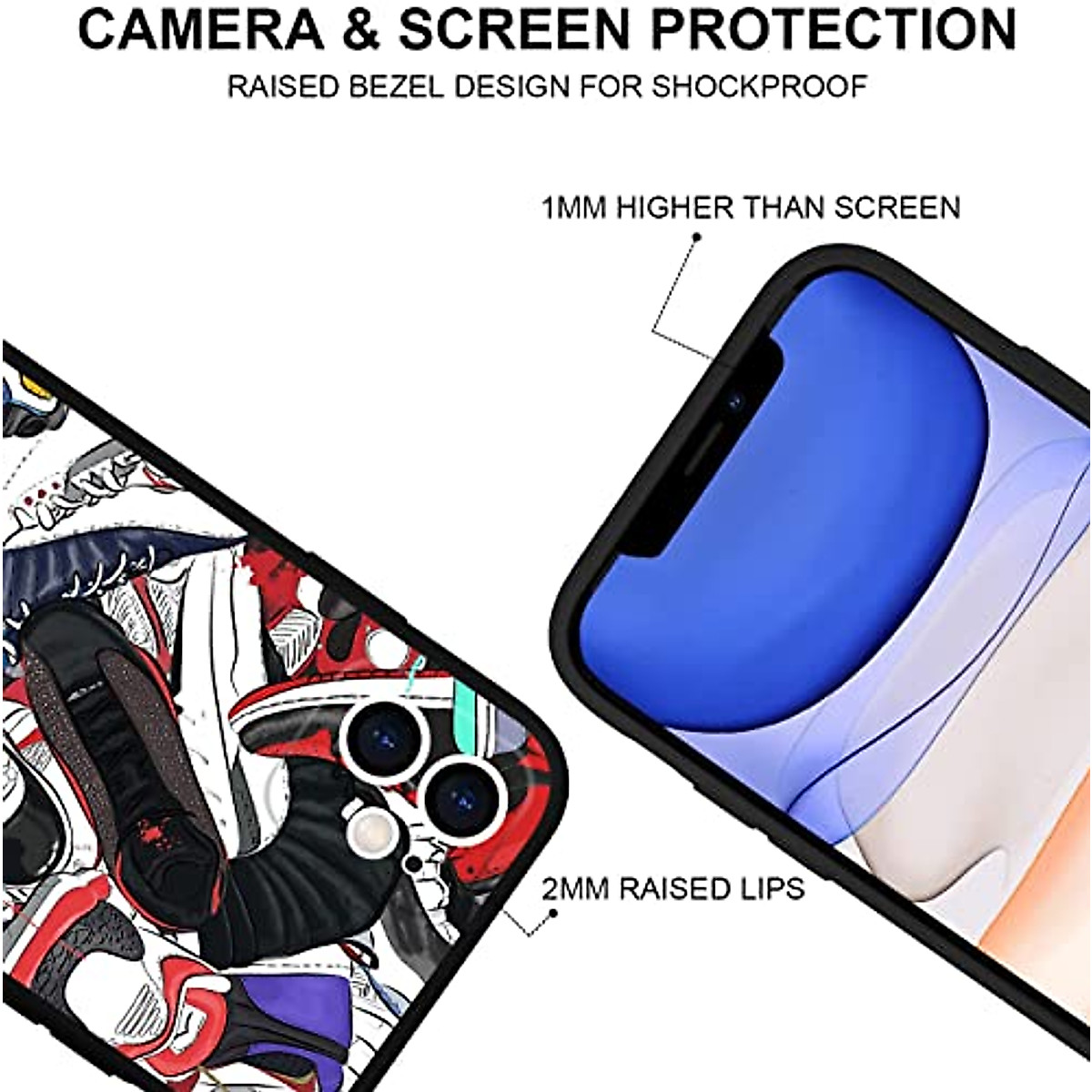 DUOQLIAN iPhone 12 Case,Designed for iPhone 12 Case Cool Phone Case Shockproof Protective iPhone 12 Case for Men Women Boys Girls