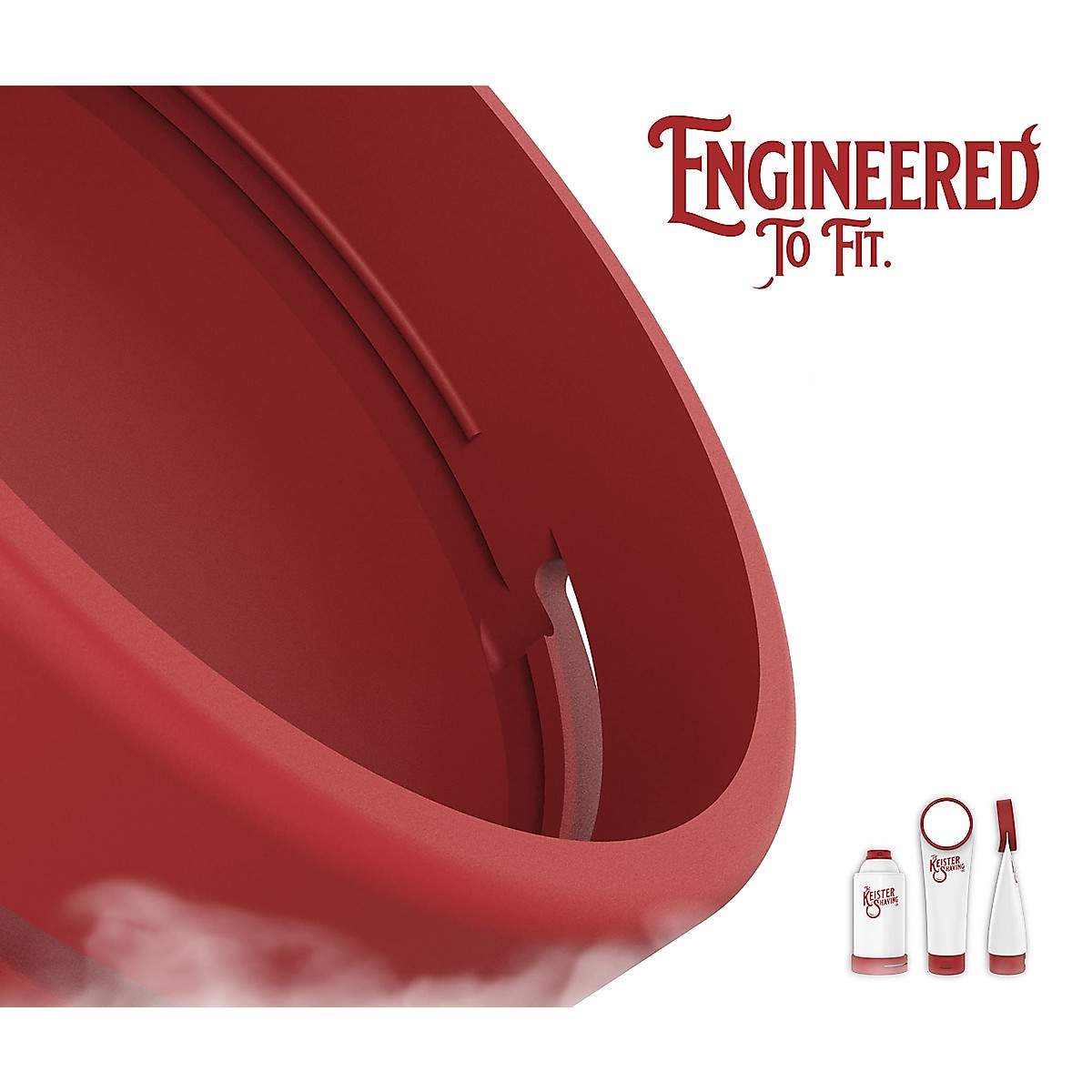 The Original Keister Shower Shaving Mirror, Anti Fog & Anti Scratch