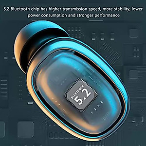 Bluetooth Earbuds, Wireless Earphones Bluetooth 5.3 in-Ear Headphones Touch Control, Fast Charge, LCD Power Display, Built-in Mic Ear Buds for Home Office Sports, Can Be As Power Bank