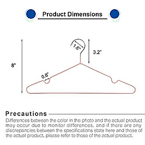 Lomani Colored Steel Clothes Hangers, Non Slip Hangers, Durable Heavy Duty, Coat Hangers, No Shoulder Bump Suit Hangers, Laundry Metal Hangers, Space Saving Adult Clothes Hangers 60 Pack-Random Color