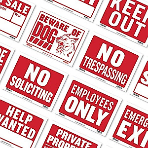 BAZIC Se Renta Sign 12"x16", For Rent Signage, Lease Rental House Home Apartment Car Auto Store Shops, Waterproof Indoor Signs, 1-Pack