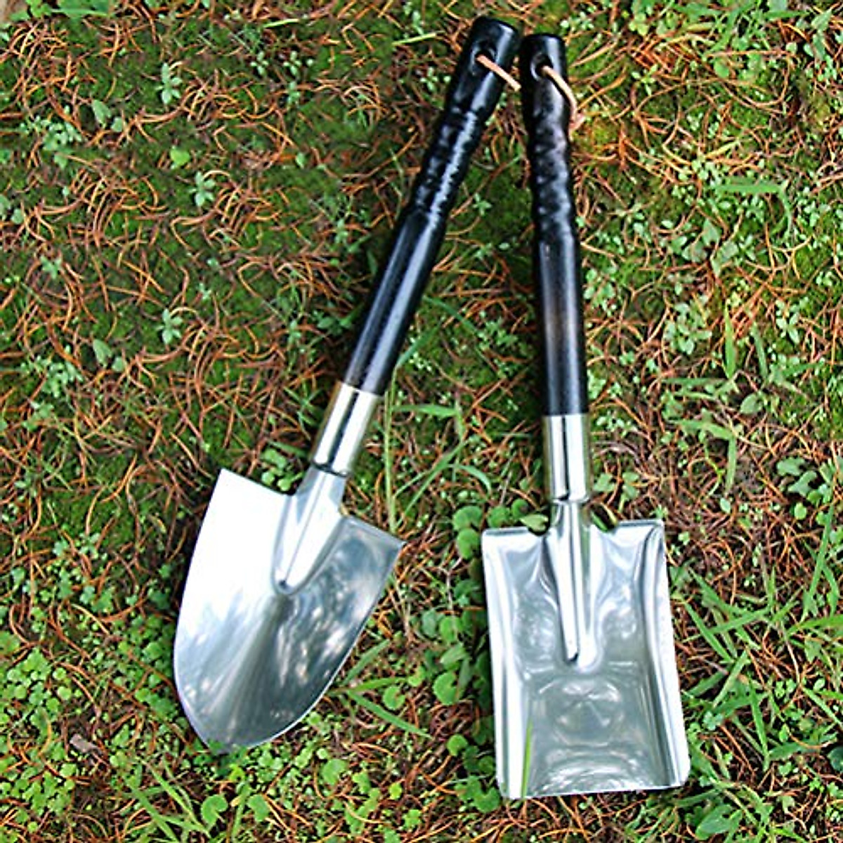 Happyyami 1pc Wide Garden Shovel Garden Utensil Tool Garden Spade Gardening Shovel Digging Spade Transplanting Shovel Lawn Shovel Flower Pot Indoor Plant Tools Utensils Wooden Bonsai