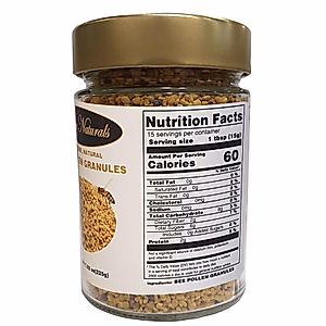 Fulya Naturals Spanish Bee Pollen Granules Bee Pollen Supplement Superfood Rich in Vitamins and Minerals 7.93 oz