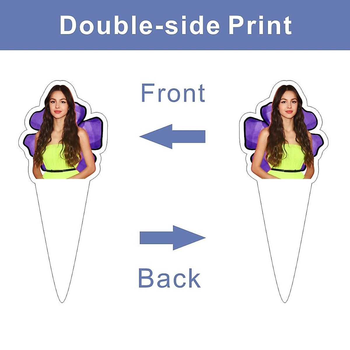 25pcs Olivia Cake Decorations with 24pcs Cupcake Toppers, 1pcs Cake Topper for Rodrigo Birthday Party Supplies