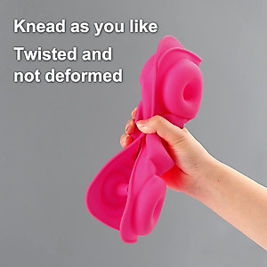 HEHALI 3pcs Donut Pan, Non-Stick Silicone Donut Mold, Bagel Doughnuts Pan for Baking in Clearance, Tray Measures 10x7 Inches