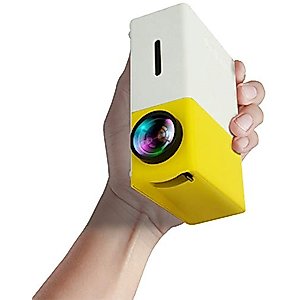 Mini Projector,1080P Full HD LED Video Projector Home Theater Beamer,Indoor&Outdoor Portable Projector,Ideal for Living Room /Bedroom/Camping/Travel/Party