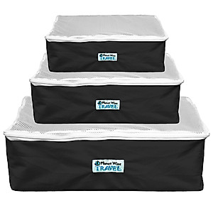 Planet Wise Packing Cube - Small - Black Voyage
