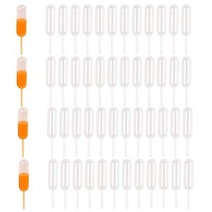 Generic Brands 4ml Cupcake Pipettes, 100Packs Small Pipettes Tubes Infusers Strawberries Shot Tubes Liquor Injector Alcohol Infused Mini Pipettes