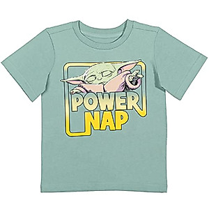 STAR WARS The Mandalorian The Child Toddler Boys 3 Pack T-Shirts Green/Blue/Gray 5T