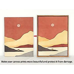 LTYHHK Floating Frame for 11x14 Inch Canvas Prints, 5/8-7/8” Deep Floater Frames for Canvas Paintings, Floating frame for Oil Prints, Diamond Painting,Paint by Numbers (LY1114)