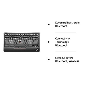 Lenovo ThinkPad TrackPoint Keyboard II - Bluetooth or Wireless - us English - 4Y40X49493