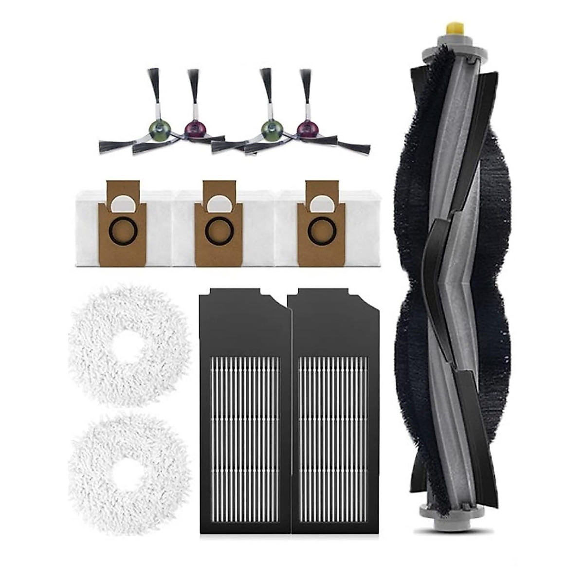 Replacement Spare Parts Tool Kits Fit Compatible with ECOVACS DEEBOT X1 Omni / X1.T10/T20 Turbo Robtic Vacum Cleaner Robot (Color : 6Pcs Dust Bag)