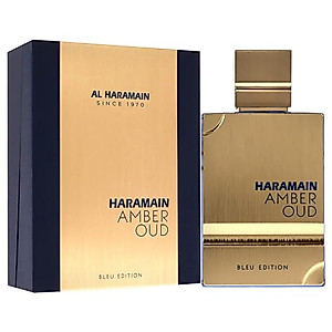Al Haramain Amber Oud Bleu Edition - Cologne for Men - Long Lasting Perfume for Men - Arabian Perfume - Men's Cologne with Amber, Sandalwood - 2 oz