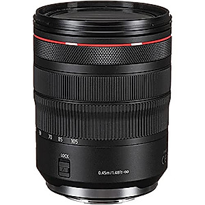 Canon RF 24-105mm f/4L is USM Lens (2963C002) + Filter Kit + Backpack + 64GB Card + Card Reader + Flex Tripod + Memory Wallet + Cap Keeper + Cleaning Kit + Hand Strap + More (Renewed)