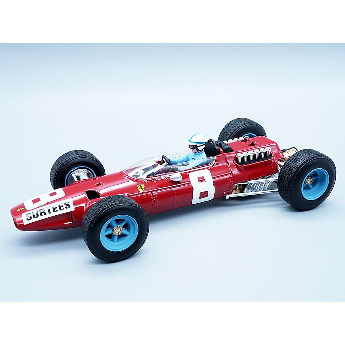 512#8 John Surtees Formula One F1 Italy GP (1965) with Driver Figure Mythos Series Limited Edition to 85 Pieces Worldwide 1/18 Model Car by Tecnomodel TMD18-98B