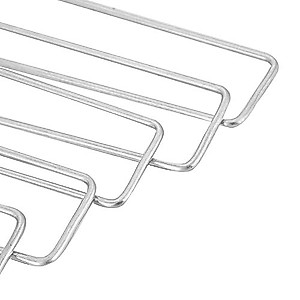 Garden Staples, 6" Stainless Steel Garden Pins, 100Pcs Ground Staples for Sticking on The Ground Securing Ground Cover