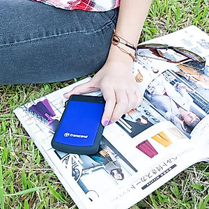 Transcend 4TB USB 3.1 Gen 1 StoreJet 25H3B SJ25H3B Rugged External Hard Drive TS4TSJ25H3B Blue