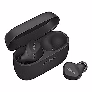 Jabra Elite 4 Active in-Ear Bluetooth Earbuds – True Wireless Earbuds with Secure Active Fit, 4 Built-in Microphones, Active Noise Cancellation and Adjustable HearThrough Technology – Black