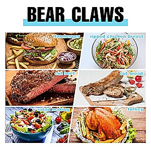 2 Pack Meat Claws for Shredding, Stocking Stuffers, Meat Shredder Tool Bear Claws Chicken Shredder Smoker Grill Accessories for Turkey, Christmas Stocking Stuffers Bbq Gifts for Men