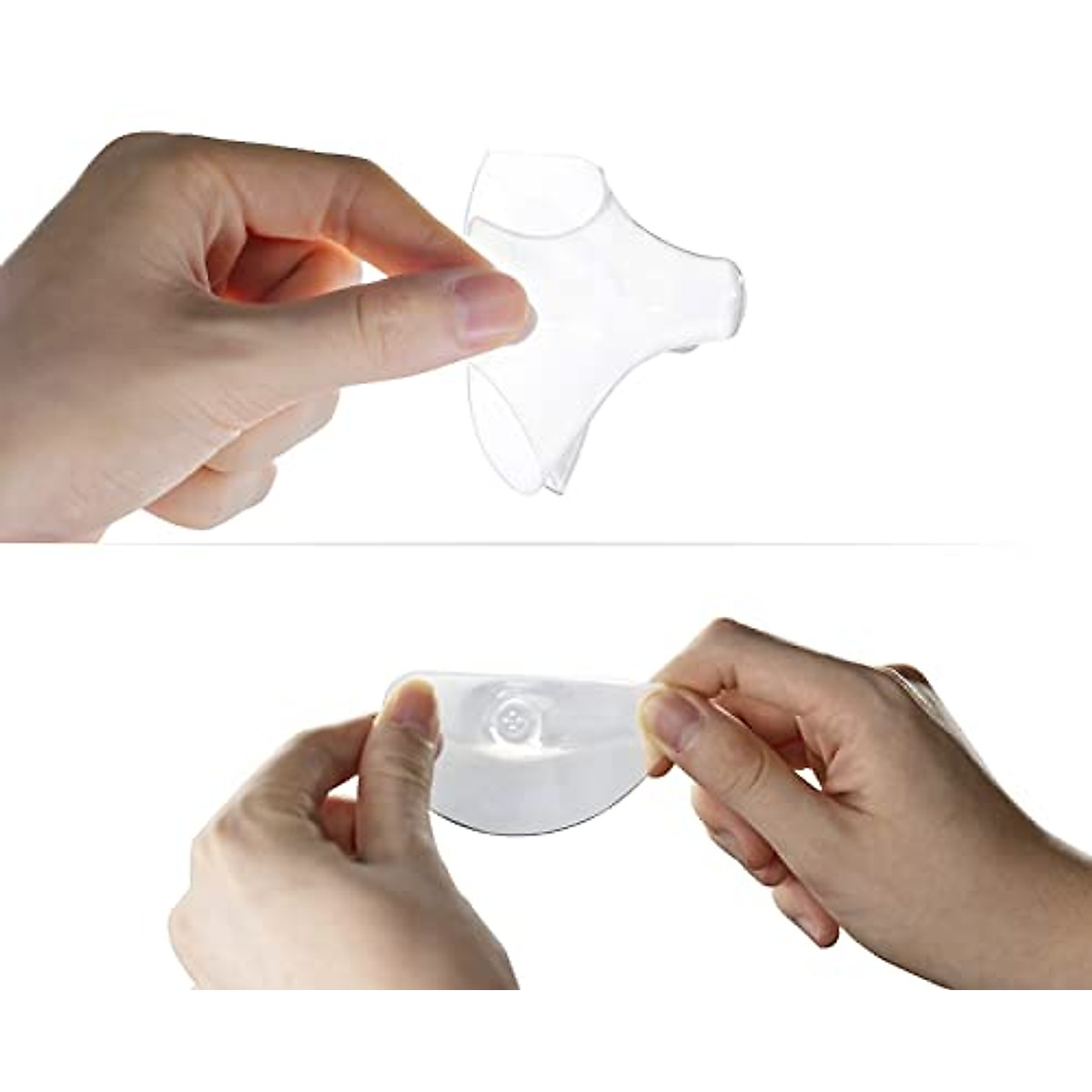 Loveishere Nippleshield Premium Contact Silicone Nipple Shields for Breastfeeding Nursing Difficulties or Flat Inverted Nipples, with Carry Case 2 PC