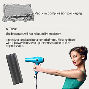 Bass Traps 16 Pack 12" X 3" X 3" Corner Acoustic Foam Panels, Acoustic Bass Trap Corner Block, Sound Absorbing Foam for Studio, Home or Theater