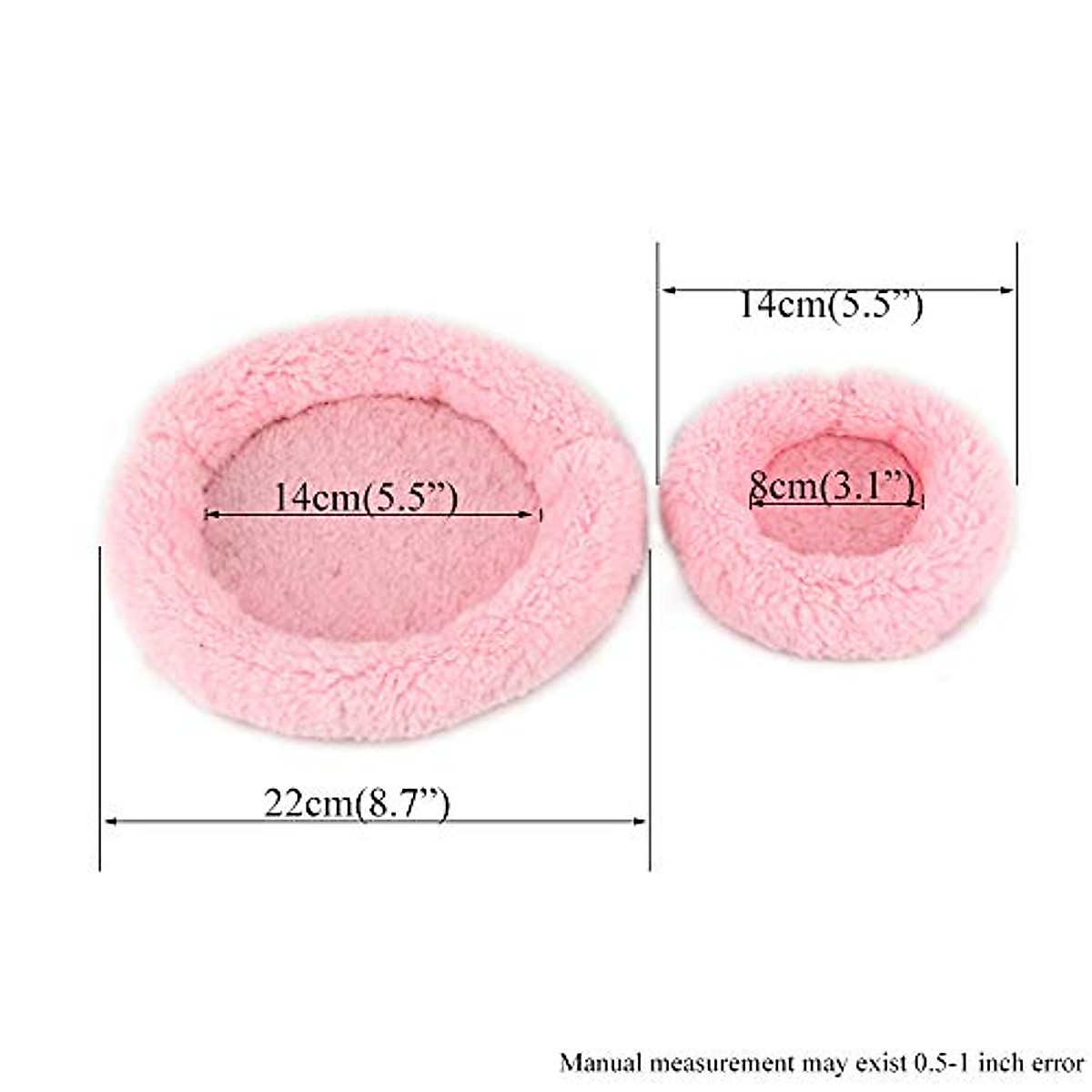 Traumdeutung Plush Small Pet Bedding for Guinea Pig Chincilla Hedgehog (L, Blue)