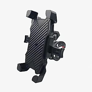 NEEMI Bike Phone Holder, Adjustable Bike Phone Mount -360° Rotatable Super Stable Bicycle Motorcycle Phone Holder, Compatible with iPhone 14 13 12 Pro Max/XS, Galaxy, Huawei, 4.7-6.8 Inch Smartphones
