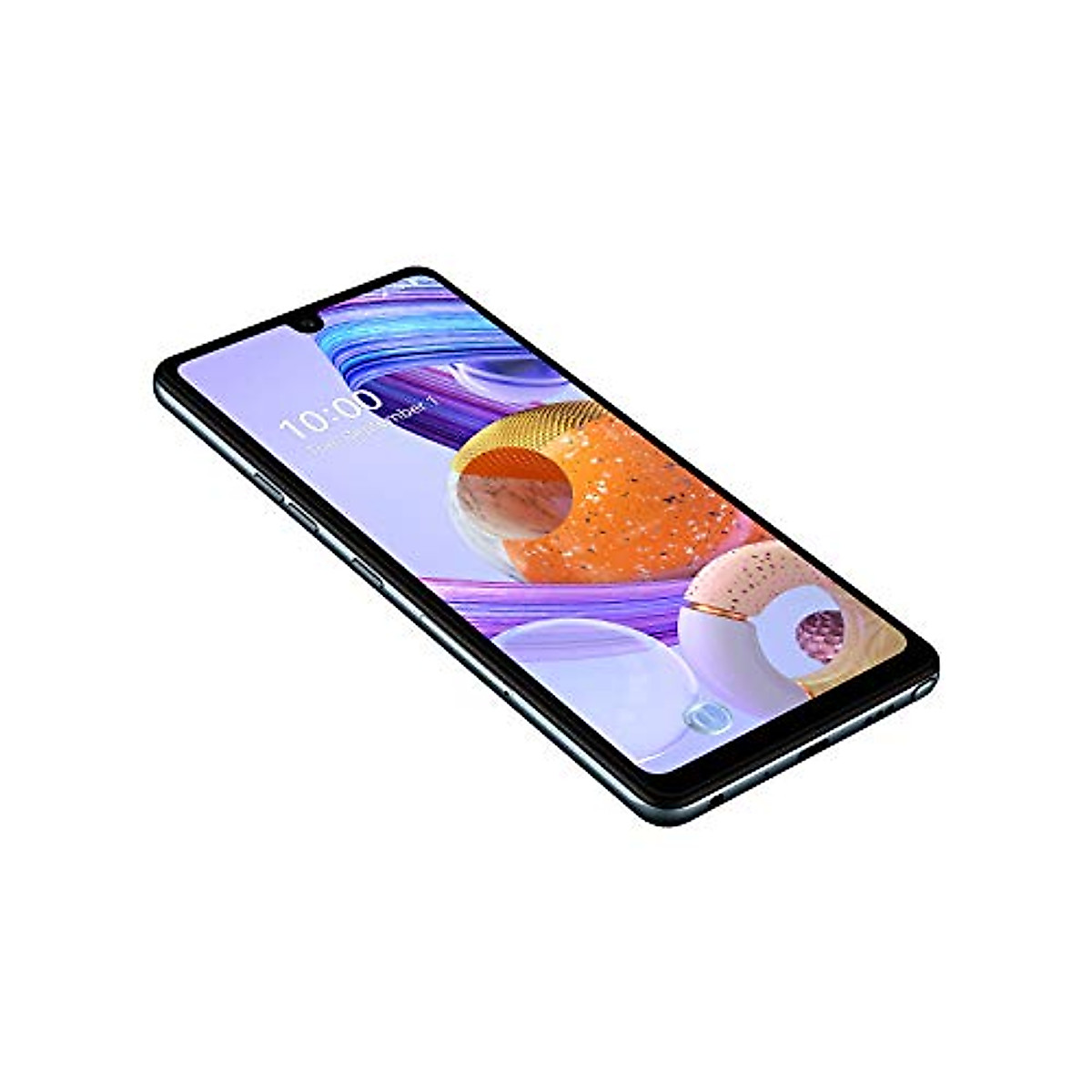 LG K71 Stylus (128GB,4GB) 6.8 inch FHD+,48MP Rear + 32MP Selfie,Dual SIM GSM Unlocked 4G LTE (T-Mobile,AT and T,Metro) Stylo 6 International Model LM-Q730 (Titan,Tone Free Bluetooth Bundle)