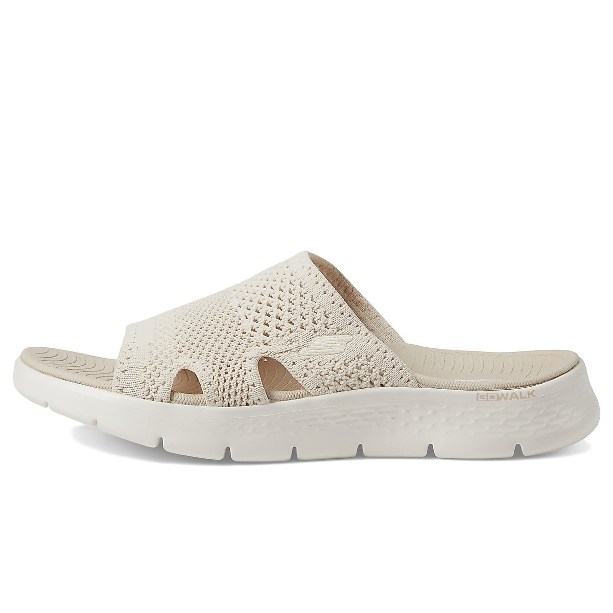 Skechers Women's GO Walk Flex Sandal-ELATION Slide, Natural, 8