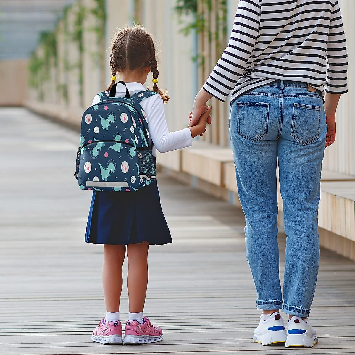 Cute Toddler Backpack Cute Dinosaur Astronaut Planet Mini Bag for Baby Girl Boy Age 3-7