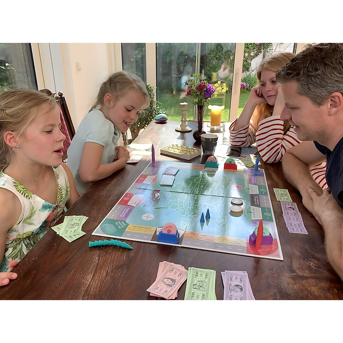 Ice Cream Empire Board Game | Fun Entrepreneurial Game for Families, Adults and Kids 7+ | Learn Business, Geography, and Math Skills | Competitive, Strategic, and Educational Game