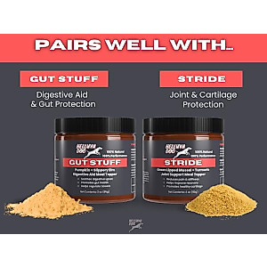 Unwind by Helluva Dog - Natural Anxiety Calming Drops for Active Performance Dogs — MCT Oil, Chamomile & Valerian Drops for Focused Training, Relaxation Before and After Activity, 2oz Bottle