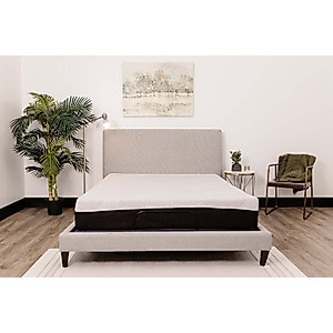 TMEOSK Queen Size Mattress, 8 Inch Mattress with Gel Memory Foam, Motion Isolation Individually Wrapped Pocket Coils Mattress, Medium Firm Feel (Queen)