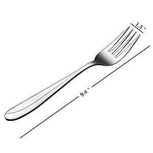 Anbers 8 Piece Large Serving Forks, Stainless Steel Buffet Banquet Serving Forks