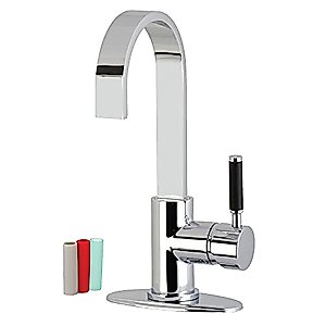 Kingston Brass LS8611DKL Kaiser Bar Faucet, Polished Chrome