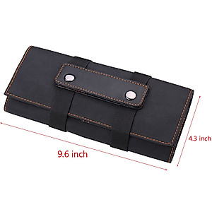 PERFEHAIR Hair Stylist Scissor Holder Pouch Cases for Hairdressers, Salon Tools Holster Bag, Soft Fabric Roll-Up Organiser