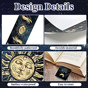 12 PCS Cool Night Sky Bookmark, Bookmarks for Book Lovers, Bulk Bookmarks for Men, Unique Book Mark for Boys, Girls, Students, Classroom Gifts, School Prize, Reading Present