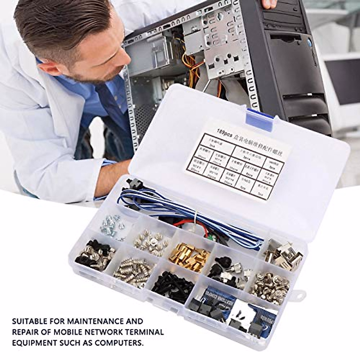 Motherboard Screws, Hard Disk Screws, Complete Stable for Repair Maintenanc