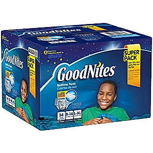 Goodnites Bedwetting Underwear for Boys, Large/X-Large, 34 Ct