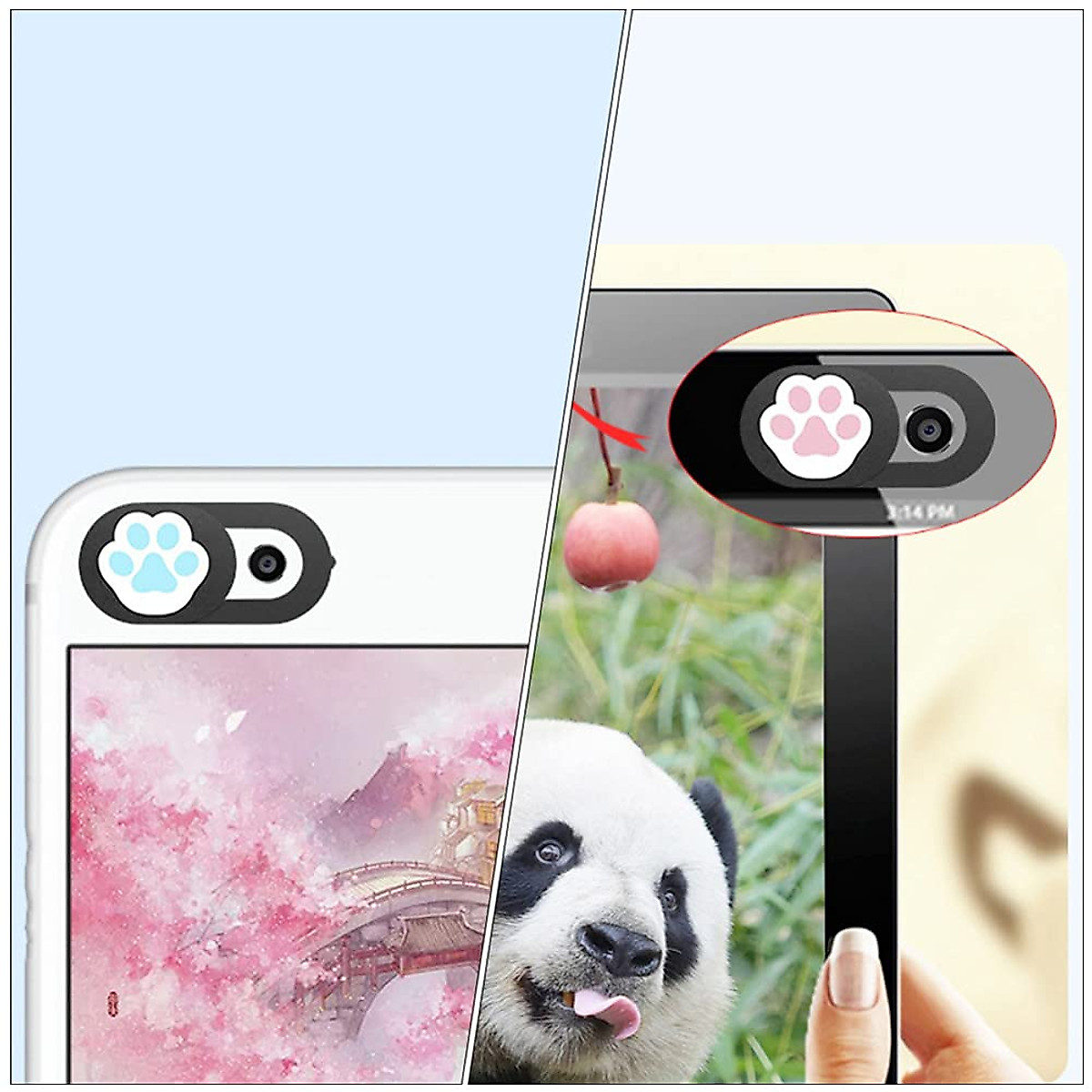 6pcs Privacy Cover Webcam Covers -Peeping Covers Webcam Cover Webcam Privacy Covers Laptop Webcam Protector Protective Covers Safety Covers