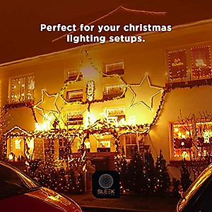 SLEEKLIGHTING 5 Watt E12 LED Filament Candelabra Yellow Light Bulb, (60W Incandescent Replacement) Chandelier Torpedo Tip, Clear Glass Cover E12 Base 4 Pack