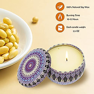 12Pack Scented Candles Gift Set Candle Gift Set Candles for Home Scented Aromatherapy Candles Mother's Day Gift Moms Birthday Gift in Jar Soy Wax Gift for Her Gift for Mom