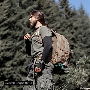 Mardingtop Tactical Backpack, Black, 52cm