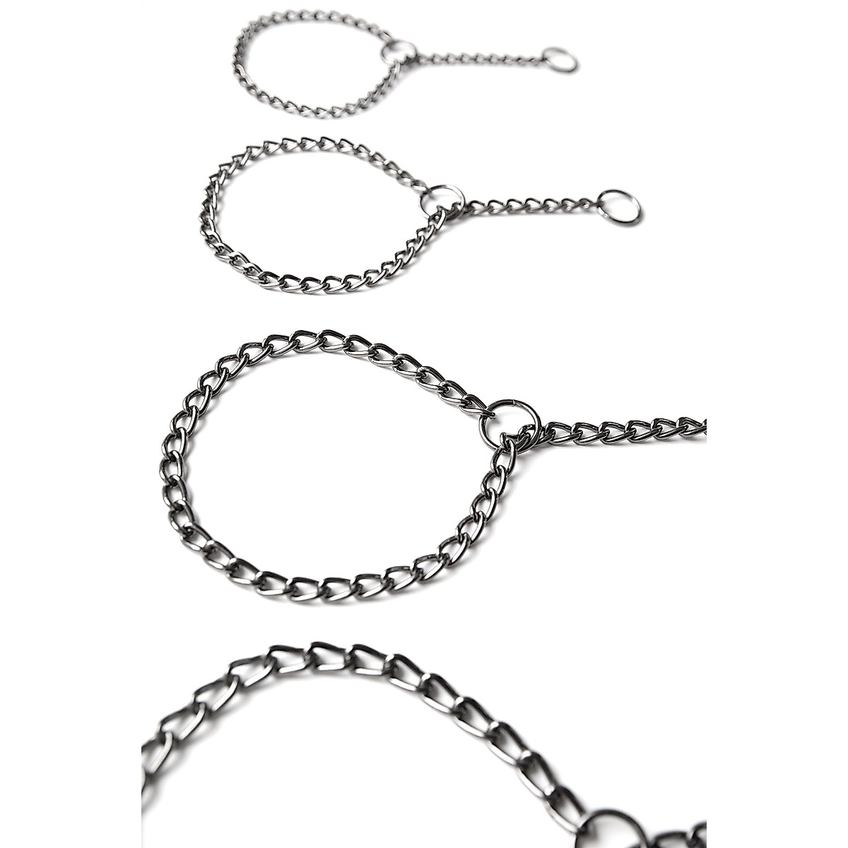 Mighty Paw Chain Slip Collar - Cinch Dog Accessory - Choke Chain Feature - Premium Quality Gunmetal Slip Chain - No Pull Dog Collar - Training Choke Collar - Escape Proof Collar for All Dog Breeds