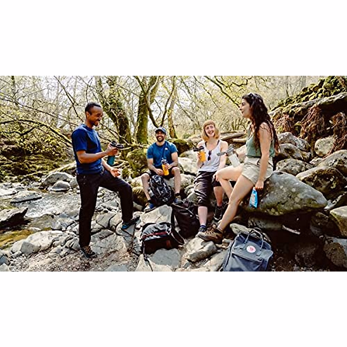 STANLEY Quick Flip Stainless Steel Water Bottle .71L / 24OZ Polar – Leakproof Insulated Water Bottle - Push Button Locking Lid - BPA-Free Thermos Flask - Cup Holder Compatible - Dishwasher Safe