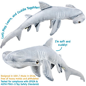 TigerHart MC The Hammerhead Shark - 31 Inch Stuffed Animal Plush