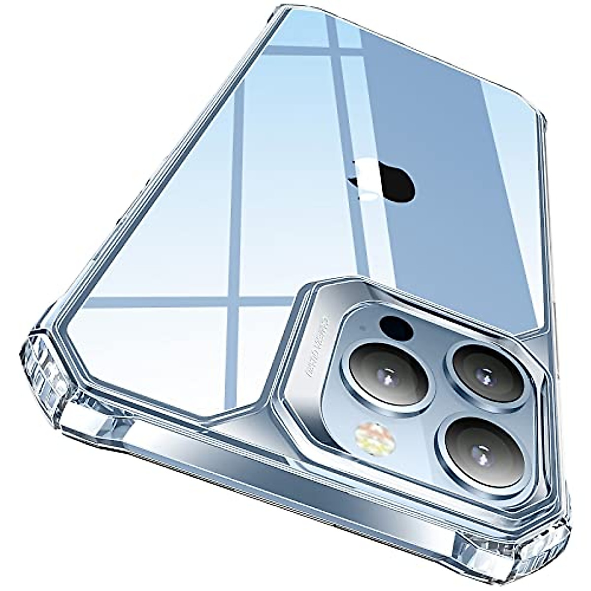 ESR for iPhone 13 Pro Phone Case, 13 Pro Case Clear, Military-Grade Protection, Shockproof Air-Guard Corners, Yellowing-Resistant Acrylic Back, Phone Case for iPhone 13 Pro, Air Armor Case, Clear