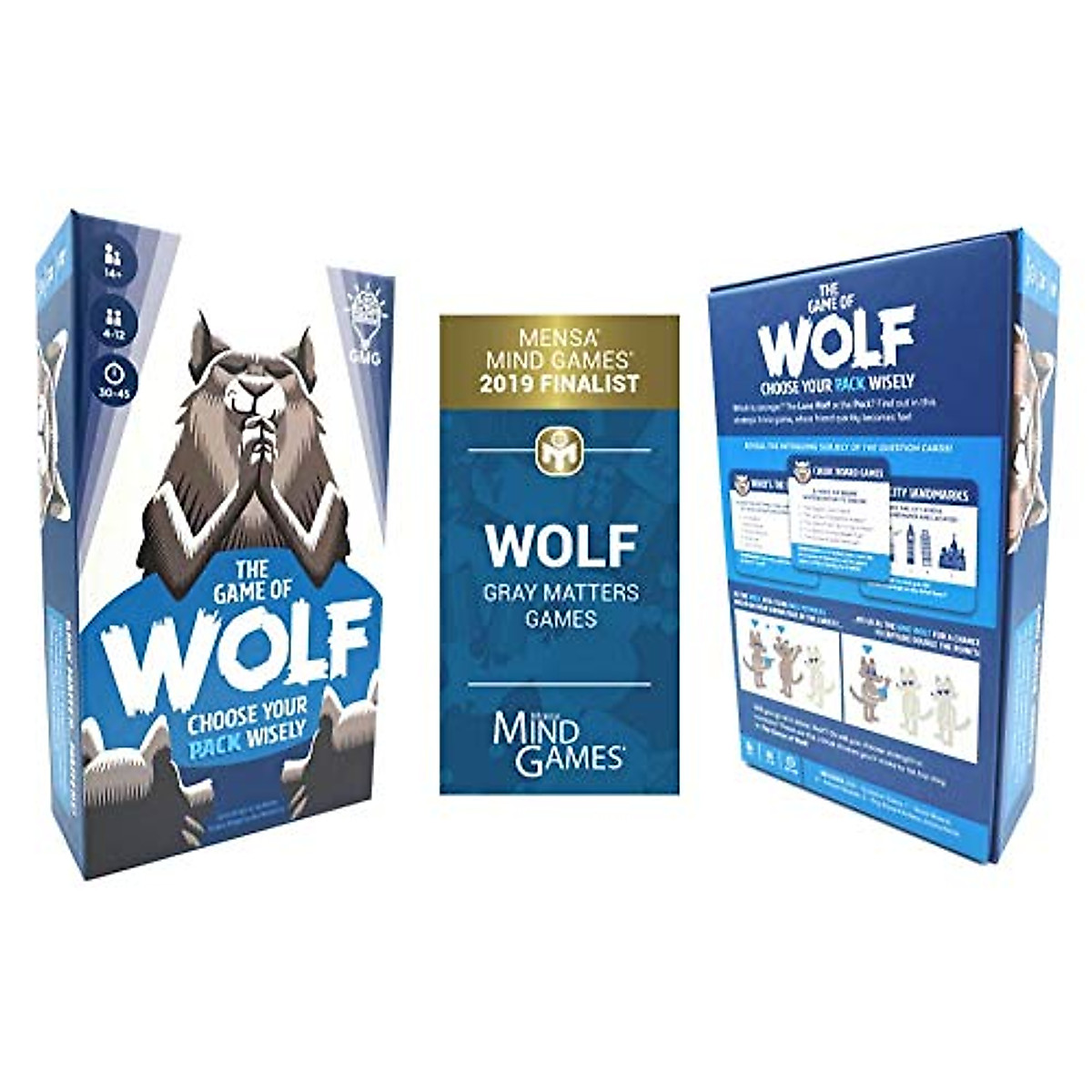 Gray Matters Games The Game of Wolf a Trivia Game for Friends, Families and Teens