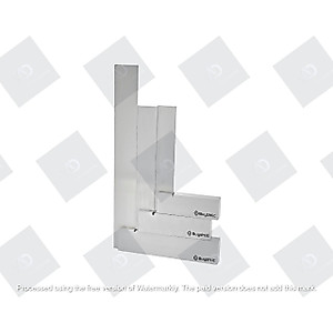 A.D. International Steel Machinist Try Square DIY General Woodworking clamp Workshop Machine Tools (Set of 3 Sizes)